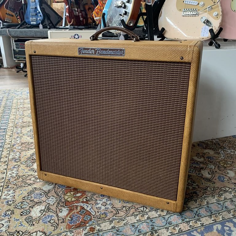 1959 Fender Bandmaster Captain Re-Tweed - captain-guitar-lounge.com