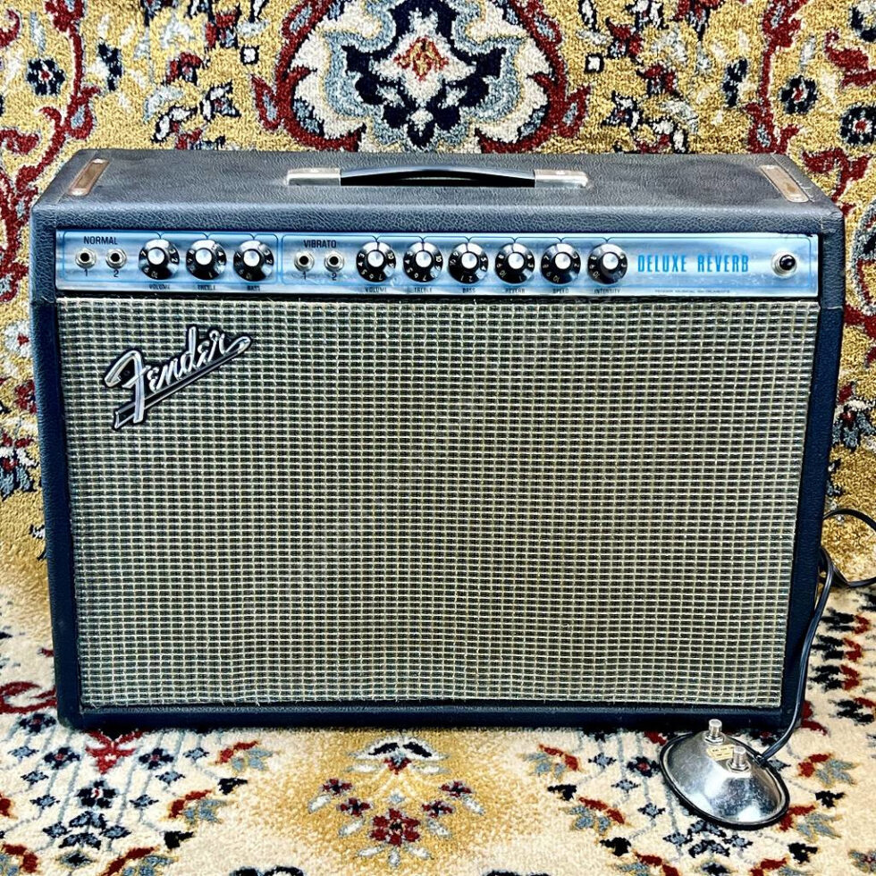 1972 Fender - Deluxe Reverb - Weber Speaker - ID 3625 - captain-guitar ...