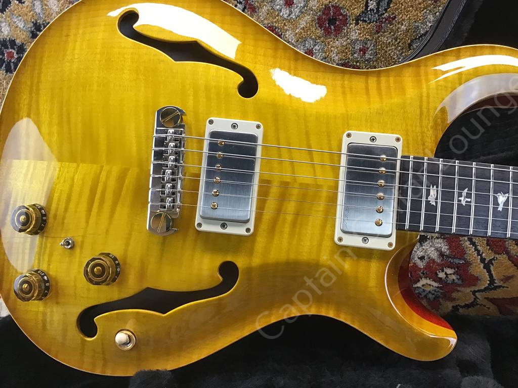 2022 PRS - Hollowbody II Piezo 10 Top MS - McCarty Sunburst - ID 5482 - captain-guitar-lounge.com